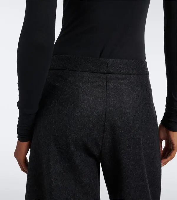 Alaïa Virgin Wool Barrel-leg Pants