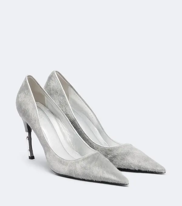 Gucci Castello Calf Hair Pumps