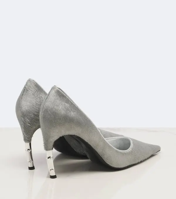Gucci Castello Calf Hair Pumps