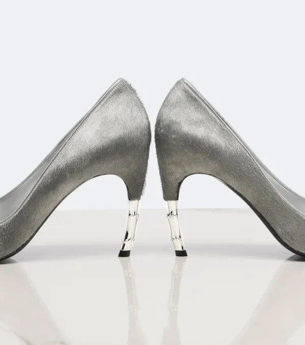 Gucci Castello Calf Hair Pumps