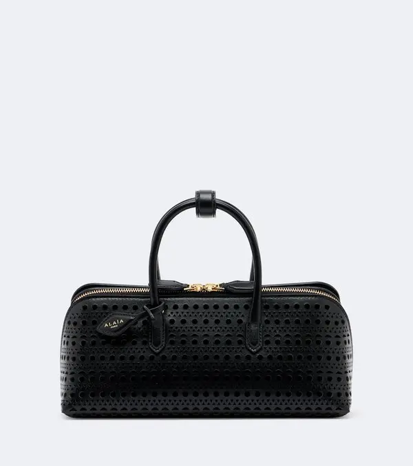 Alaïa Delta Medium Vienne Leather Top-handle Bag - Black