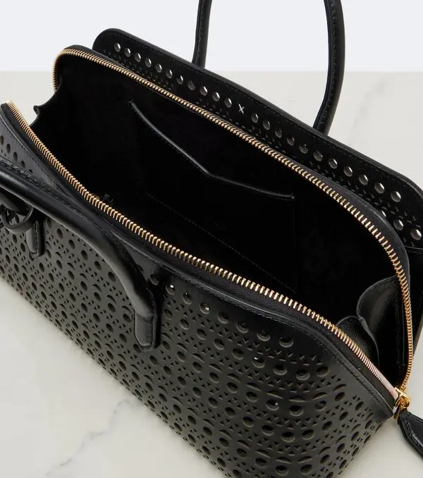 Alaïa Delta Medium Vienne Leather Top-handle Bag