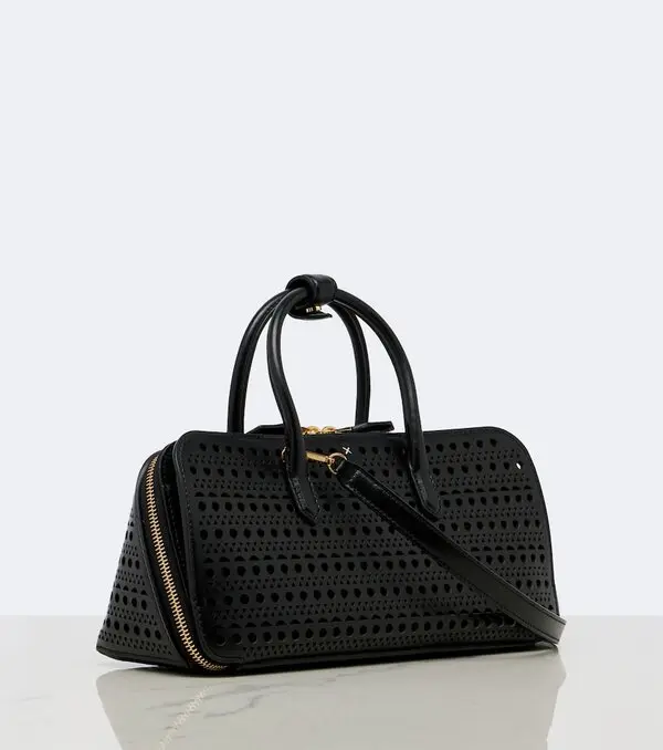 Alaïa Delta Medium Vienne Leather Top-handle Bag