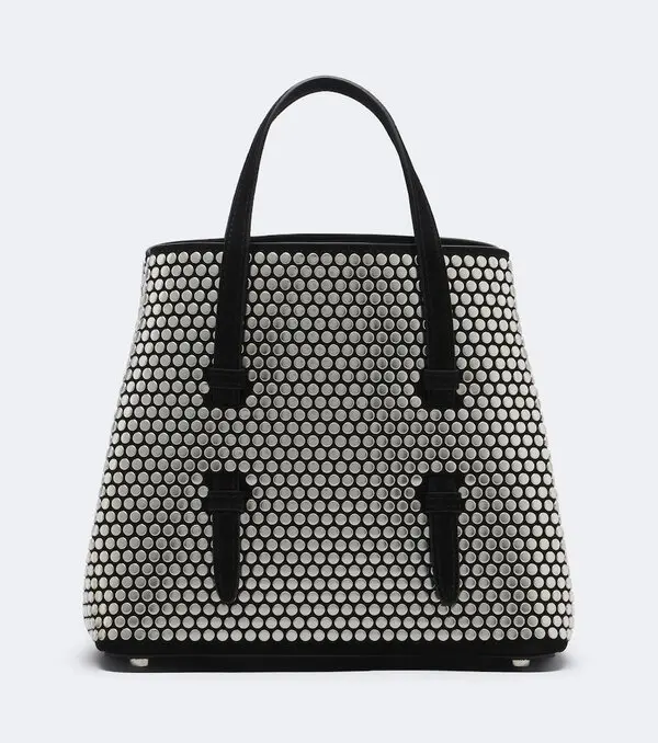 Alaïa Mina 20 Studded Leather Top-handle Bag - Black