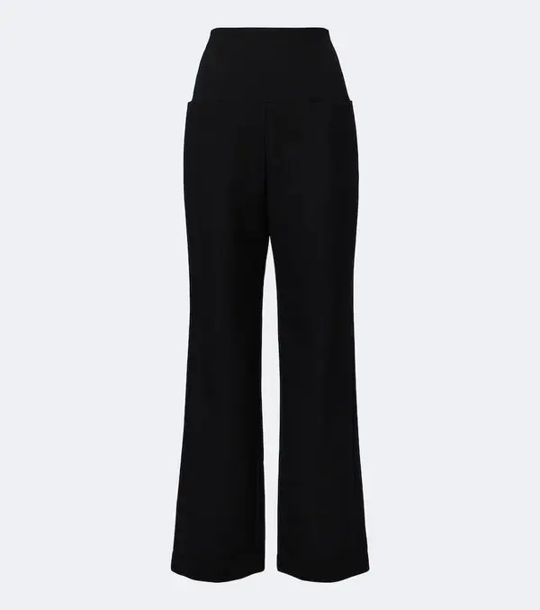 Alaïa Wool Straight Leg Trousers