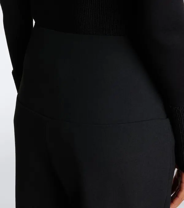Alaïa Wool Straight Leg Trousers