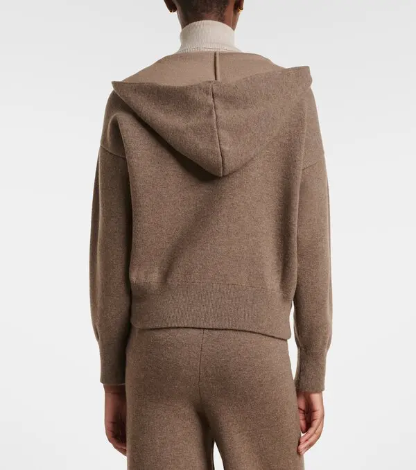 Agnona Cashmere, Wool, And Silk Hoodie