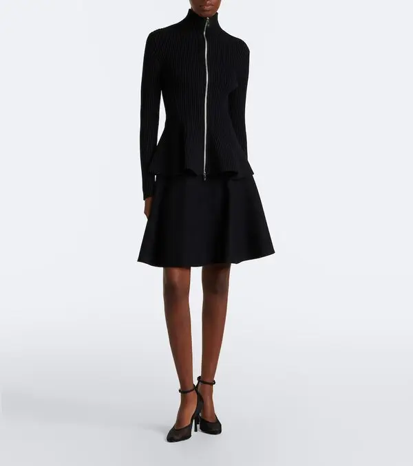 Alaïa Wool Mini Skirt