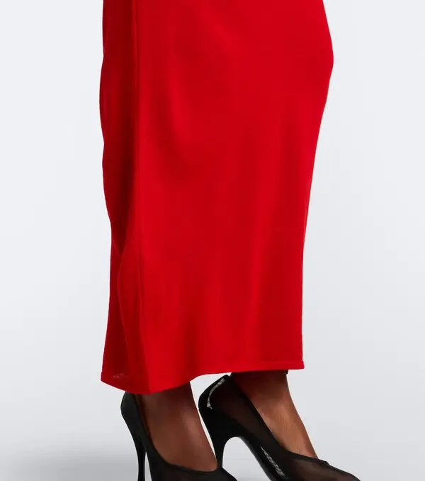 Alaïa Wool Maxi Dress