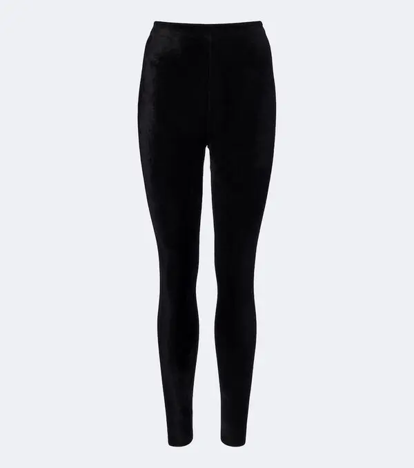 Alaïa Velvet Leggings