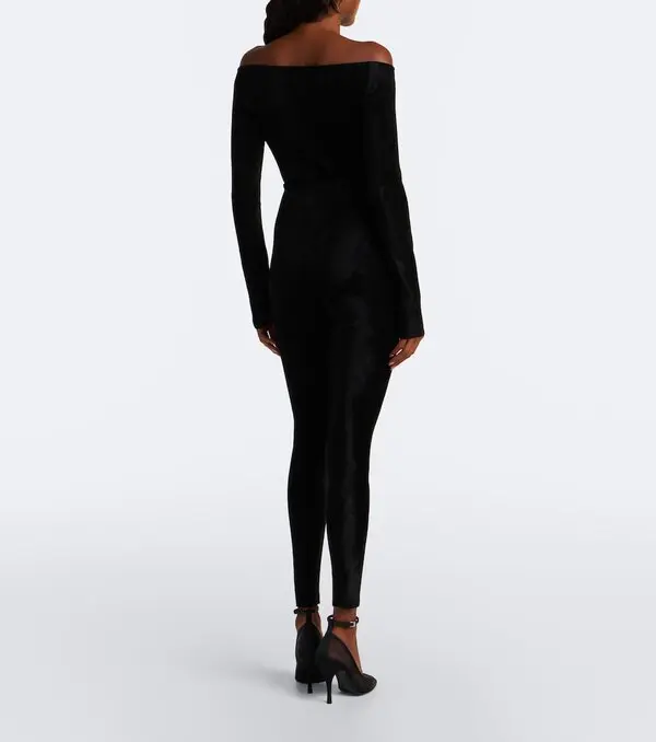 Alaïa Velvet Leggings