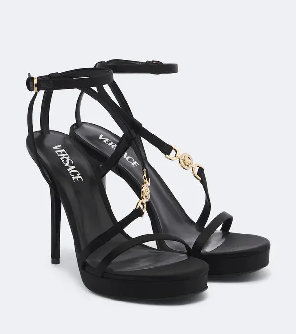 Versace Medusa '95 Satin Platform Sandals