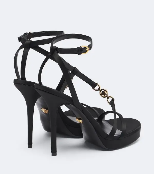 Versace Medusa '95 Satin Platform Sandals