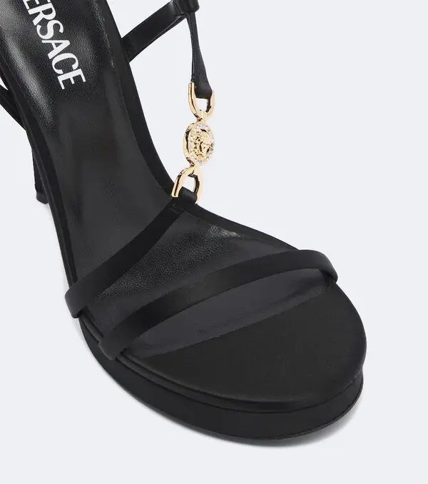 Versace Medusa '95 Satin Platform Sandals