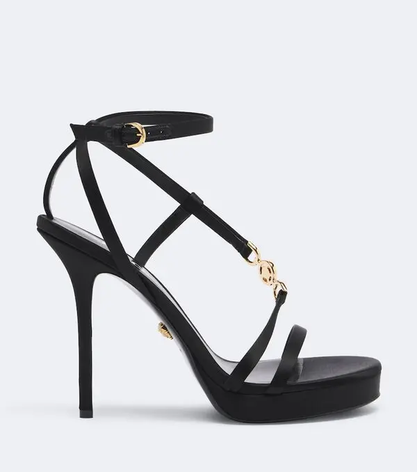 Versace Medusa '95 Satin Platform Sandals