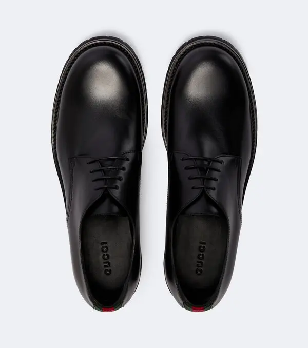 Gucci Leather Derby Shoes