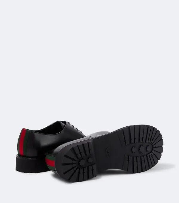 Gucci Leather Derby Shoes