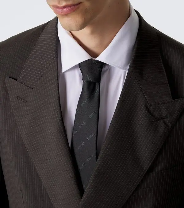 Gucci Logo Silk Tie
