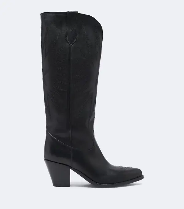 GOLDEN GOOSE 70' Wish Star Leather Cowboy Boots