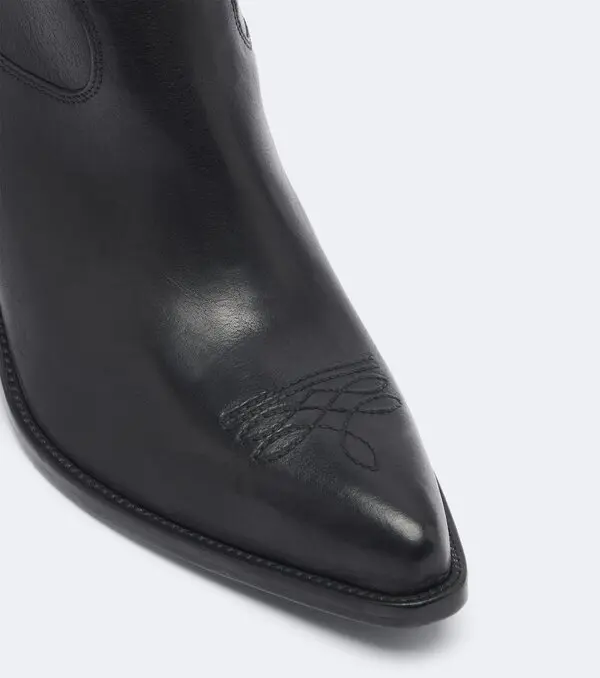 GOLDEN GOOSE 70' Wish Star Leather Cowboy Boots