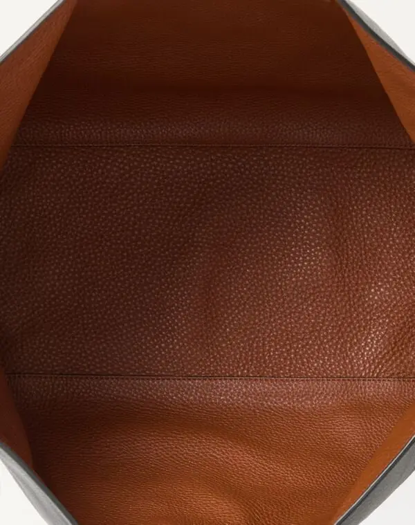 Valentino Garavani Rockstud Tote In Reversible Elk Print Calfskin
