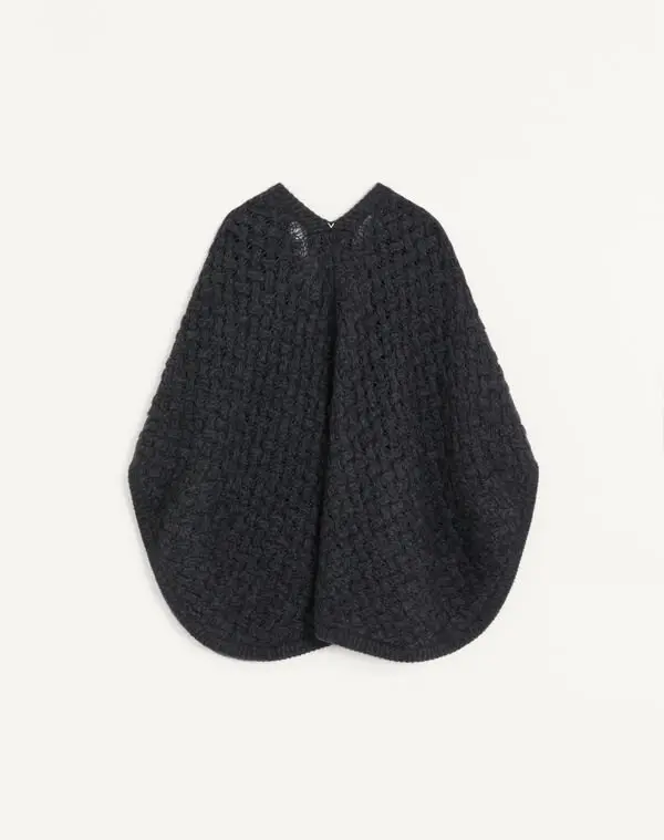 Valentino Garavani Wool And Mohair Poncho