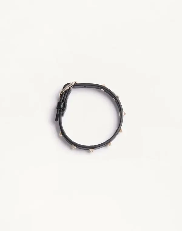 Valentino Garavani Spike Leather Bracelet