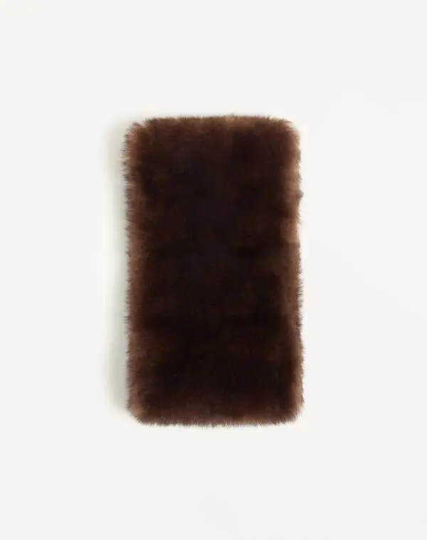 Valentino Garavani Lamb Fur Collar