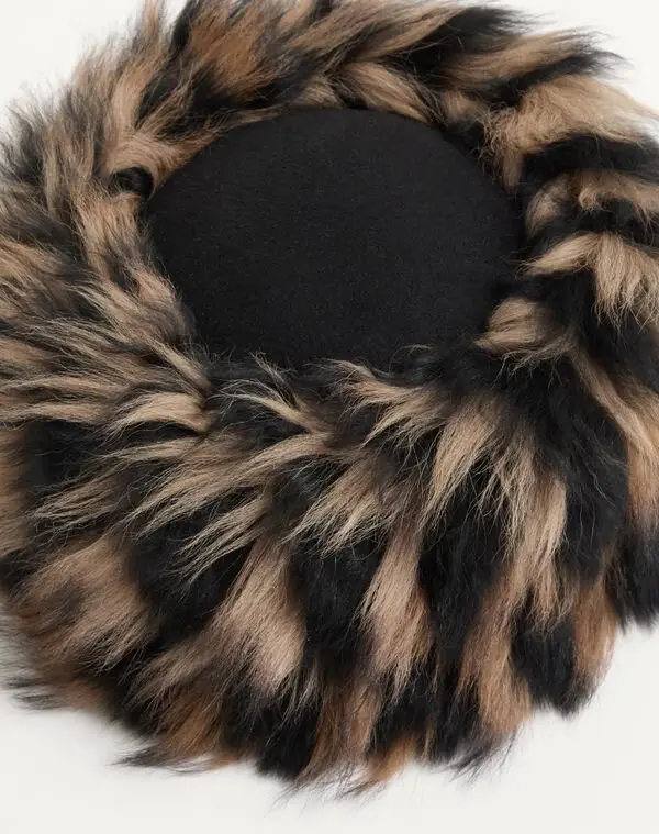 Valentino Garavani Lamb Fur Hat