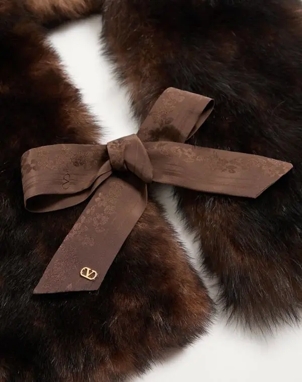 Valentino Garavani Lamb Fur Scarf