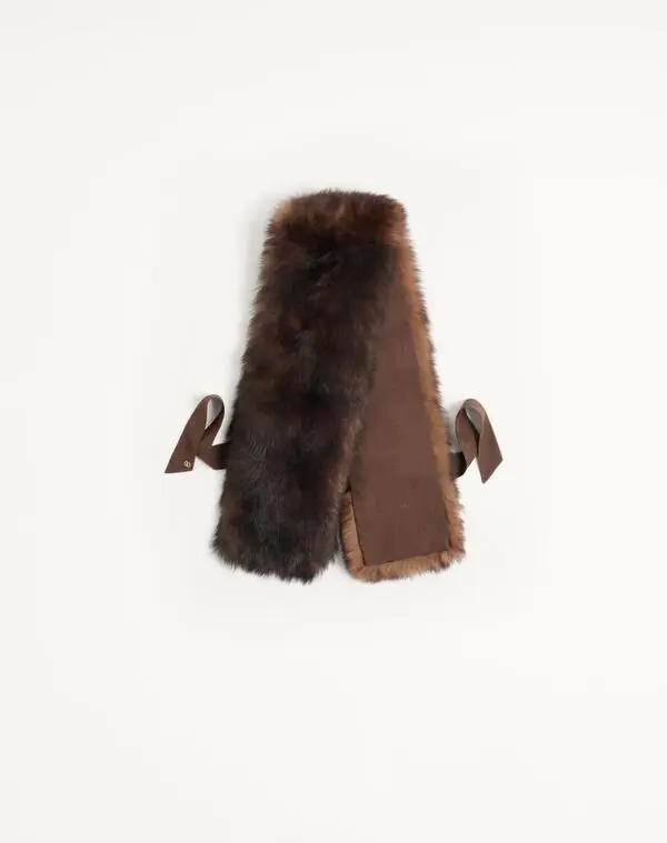 Valentino Garavani Lamb Fur Scarf