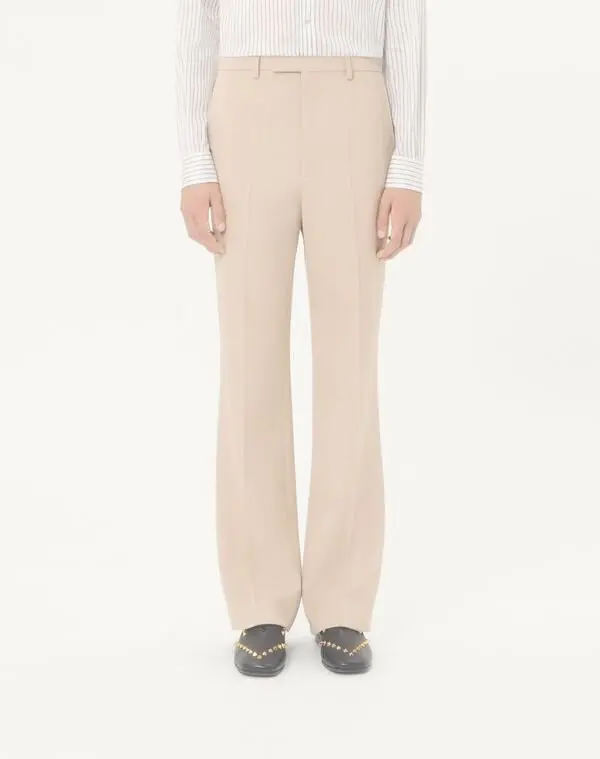 Valentino Garavani Diagonal Wool Trousers