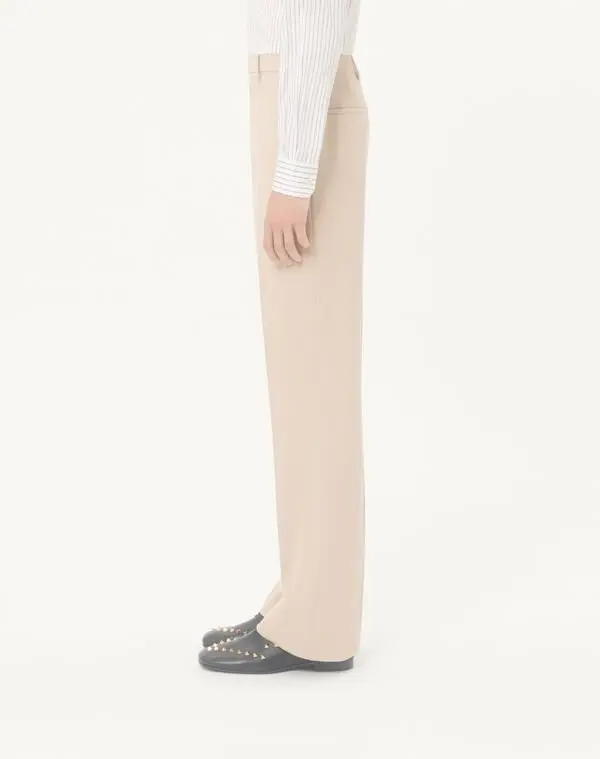 Valentino Garavani Diagonal Wool Trousers