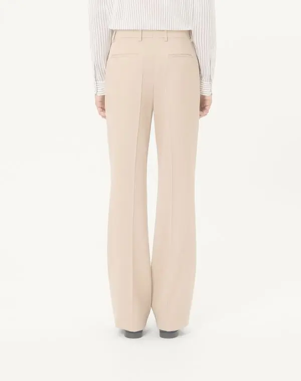 Valentino Garavani Diagonal Wool Bootcut Trousers