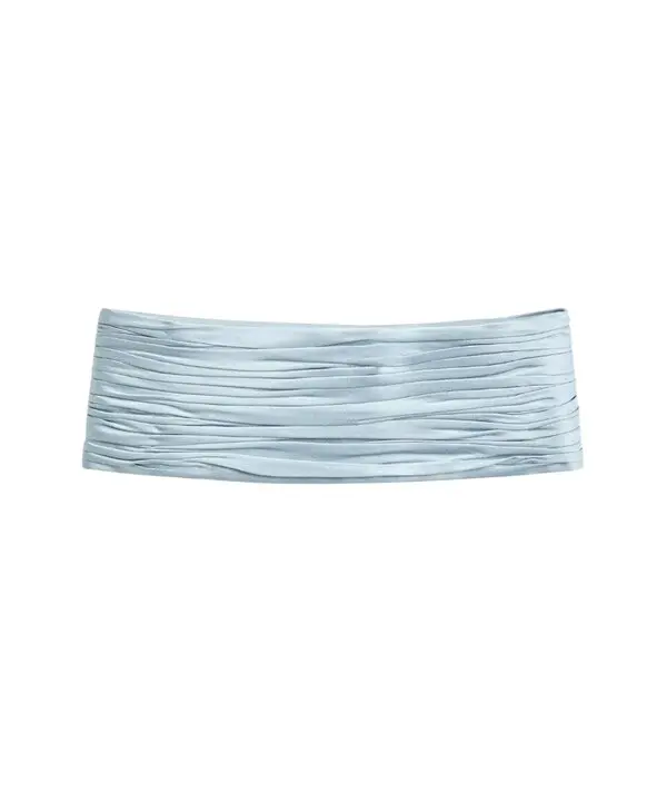 Valentino Garavani Draped Belt - Sky Blue