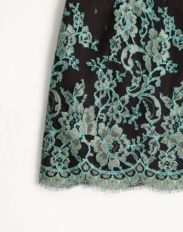 Valentino Garavani Short Lace Skirt