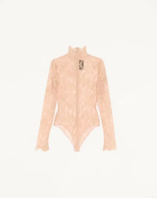 Valentino Garavani Lurex Lace Bodysuit