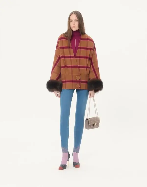 Valentino Garavani Trousers With Lace