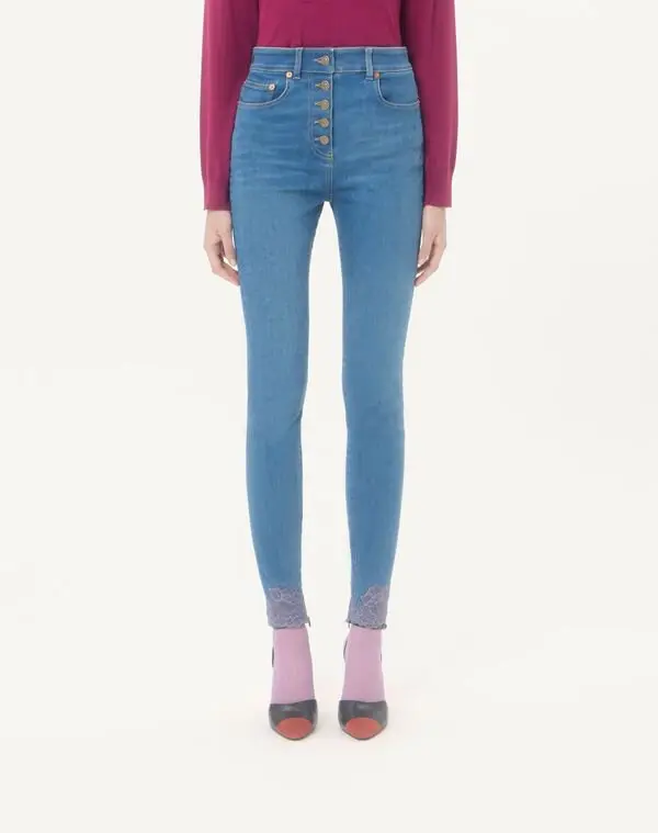 Valentino Garavani Trousers With Lace