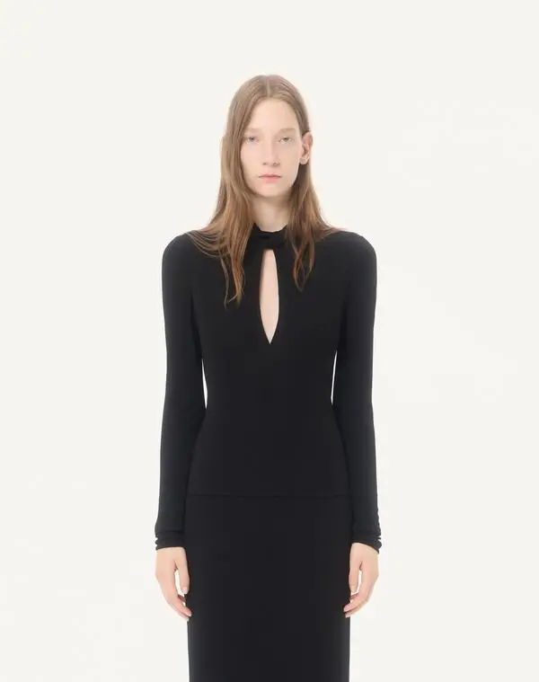 Valentino Garavani Crepe Jersey Top