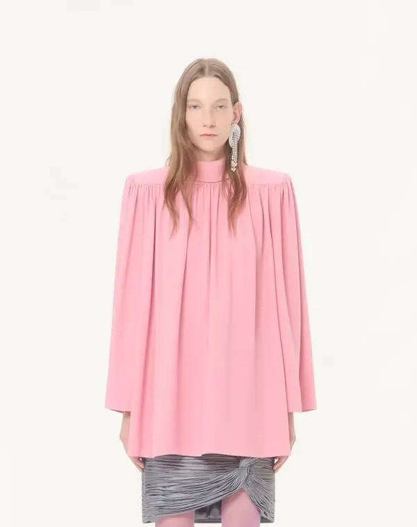 Valentino Garavani Cady Couture Pleated Top
