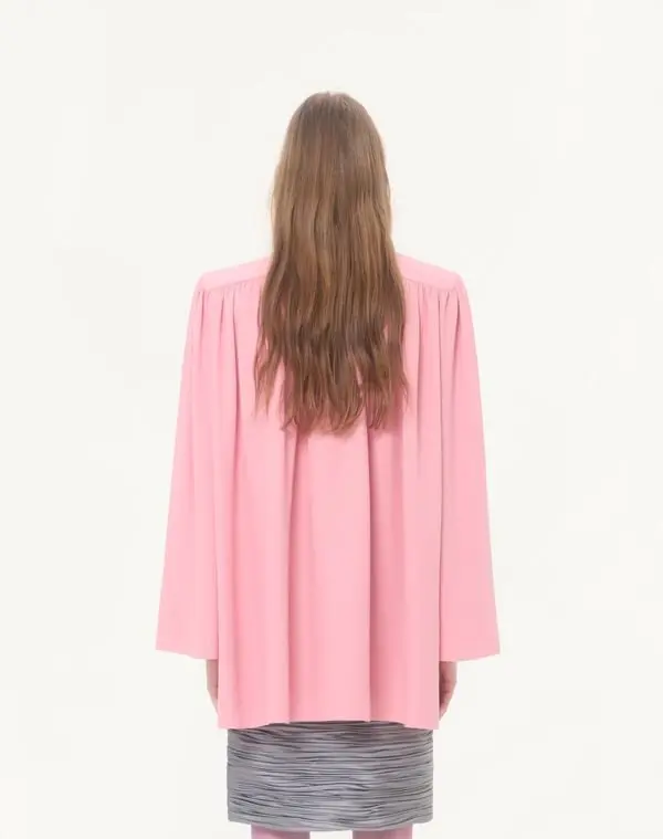 Valentino Garavani Cady Couture Pleated Top