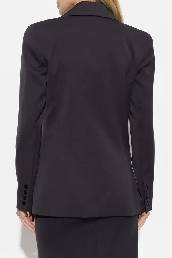 Balmain Wool Blazer With Single Vent