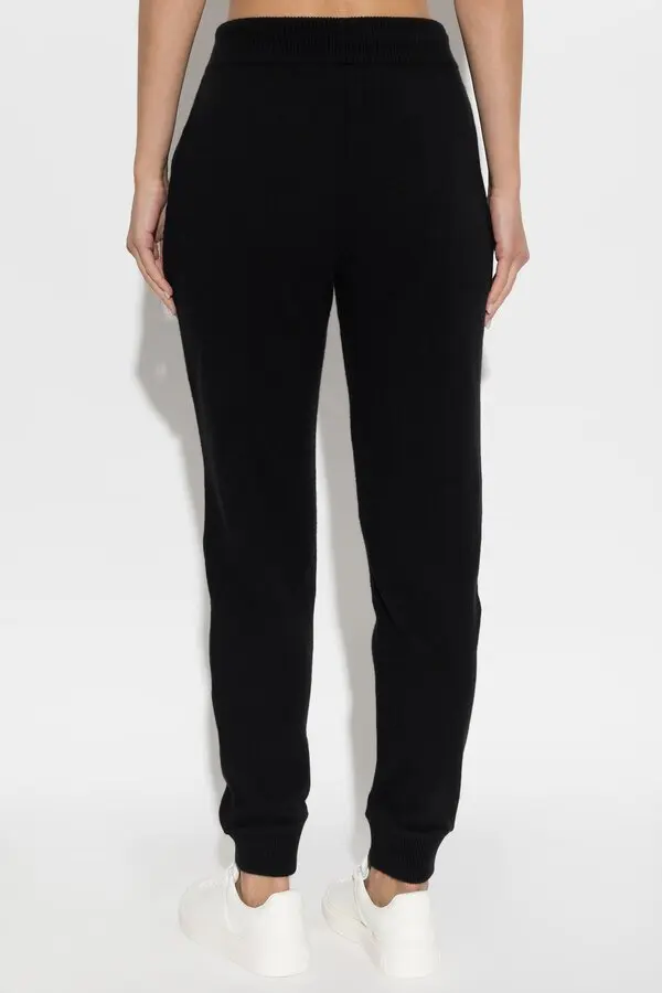 Balmain Wool Pants With Sewn-in Logo
