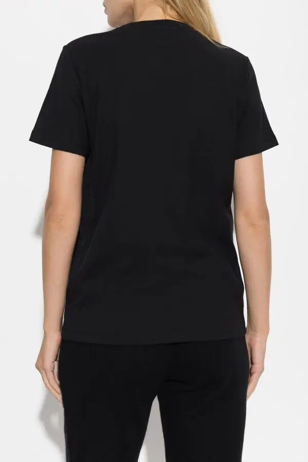 Balmain Cotton T-shirt With Embroidered Logo