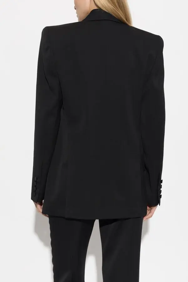 Balmain Wool Blazer With Double Vent