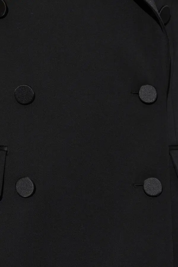 Balmain Wool Blazer With Double Vent
