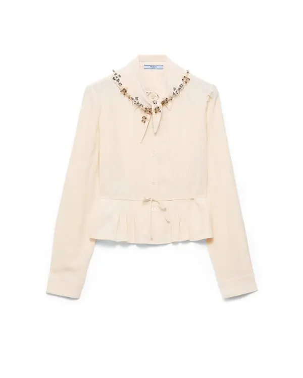Prada Silk Shirt - Neutral