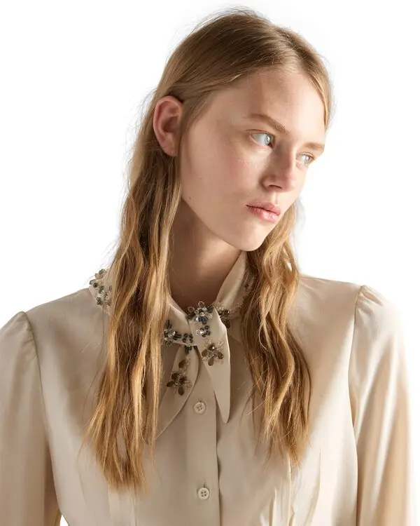 Prada Silk Shirt - Neutral
