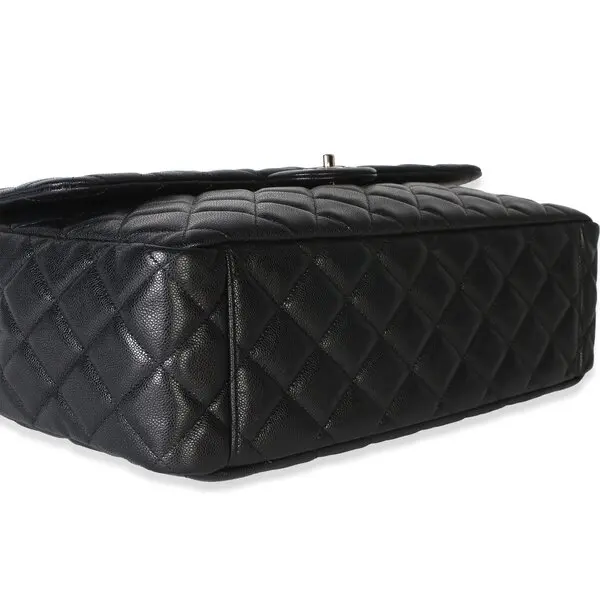 Chanel 24c Quilted Caviar Maxi Xxl Travel Flap Bag
